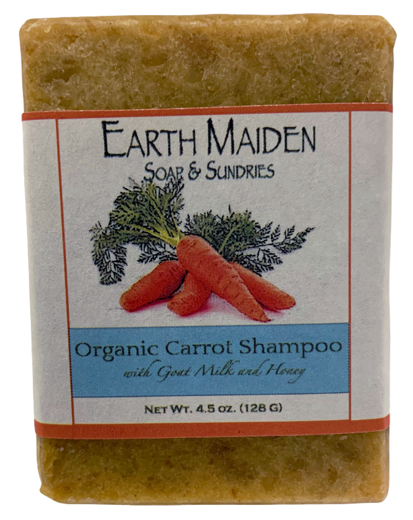 Shampoo: Organic Carrot Shampoo - Earth Maiden Soap & Sundries