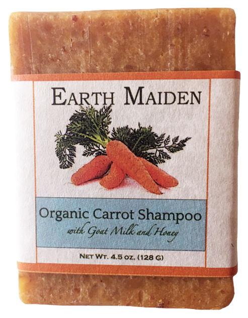 Shampoo: Organic Carrot Shampoo - Earth Maiden Soap & Sundries